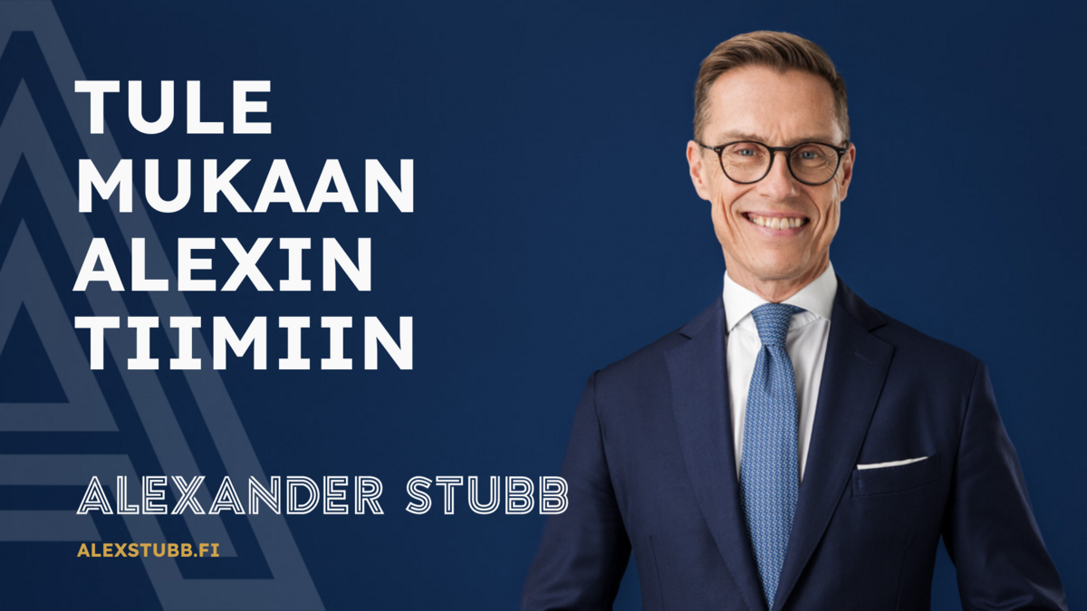 Liity mukaan Alexin kampanjaan - Kokoomus Kotkassa